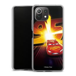 DeinDesign Xiaomi Mi 11 Lite 5G NE Handy Silikon H&uuml;lle Case transparent Handyh&uuml;lle Official Licensed Product Cars Lightning Mcqueen 95 Silikon Case