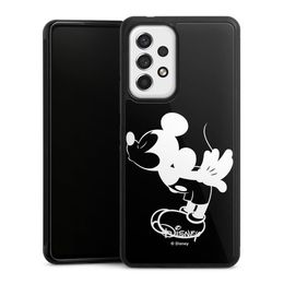 DeinDesign Galaxy A53 5G Handy Gallery Case Handyh&uuml;lle 9H Geh&auml;rtetes Glas R&uuml;ckseite H&uuml;lle Disney Official Licensed Product Mickey Mouse Gallery Case