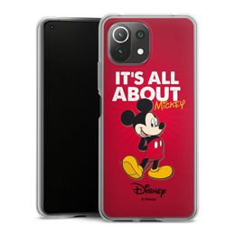 DeinDesign Xiaomi Mi 11 Lite 5G NE Handy Silikon H&uuml;lle Case transparent Handyh&uuml;lle Official Licensed Product Disney Mouse Silikon Case