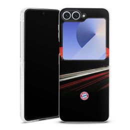 DeinDesign Galaxy Z Flip 7 FE Handy Hard Case Schutzh&uuml;lle transparent Smartphone Handy H&uuml;lle Fc Bayern M&uuml;nchen Fcb Stadium Hard Case