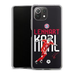 DeinDesign Xiaomi Mi 11 Lite 5G NE Handy Silikon H&uuml;lle Case transparent Handyh&uuml;lle Fcb Lennart Karl Official Licensed Product Silikon Case