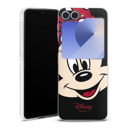 DeinDesign Galaxy Z Flip 6 Handy Hard Case Schutzh&uuml;lle transparent Smartphone Handy H&uuml;lle Minnie Mouse Official Licensed Product Disney Hard Case