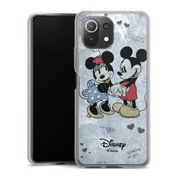 DeinDesign Xiaomi Mi 11 Lite 5G NE Handy Silikon H&uuml;lle Case transparent Handyh&uuml;lle Vintage Disney Silikon Case