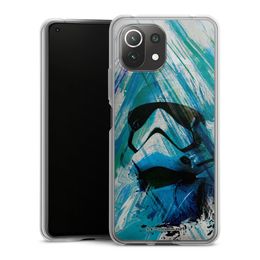 DeinDesign Xiaomi Mi 11 Lite 5G NE Handy Silikon H&uuml;lle Case transparent Handyh&uuml;lle Colourful Star Wars Stormtrooper Silikon Case