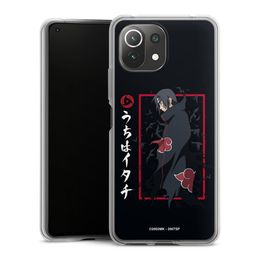 DeinDesign Xiaomi Mi 11 Lite 5G NE Handy Silikon H&uuml;lle Case transparent Handyh&uuml;lle Itachi Uchiha Official Licensed Product Naruto Shippuden Silikon Case