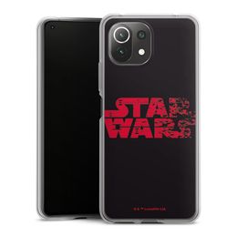 DeinDesign Xiaomi Mi 11 Lite 5G NE Handy Silikon H&uuml;lle Case transparent Handyh&uuml;lle Star Wars Logo Merchandise Silikon Case