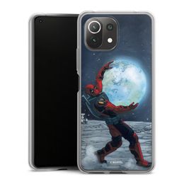DeinDesign Xiaomi Mi 11 Lite 5G NE Handy Silikon H&uuml;lle Case transparent Handyh&uuml;lle Marvel Moon Deadpool Silikon Case