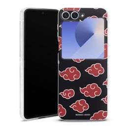 DeinDesign Galaxy Z Flip 7 FE Handy Hard Case Schutzh&uuml;lle transparent Smartphone Handy H&uuml;lle Naruto Shippuden Akatsuki Official Licensed Product Hard Case