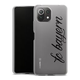 DeinDesign Xiaomi Mi 11 Lite 5G NE Handy Silikon H&uuml;lle Case transparent Handyh&uuml;lle Fc Bayern M&uuml;nchen Fcb Official Licensed Product Silikon Case