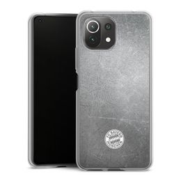 DeinDesign Xiaomi Mi 11 Lite 5G NE Handy Silikon H&uuml;lle Case transparent Handyh&uuml;lle Concrete Fcb Fc Bayern M&uuml;nchen Silikon Case