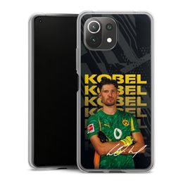DeinDesign Xiaomi Mi 11 Lite 5G NE Handy Silikon H&uuml;lle Case transparent Handyh&uuml;lle Borussia Dortmund Bvb Gregor Kobel Silikon Case