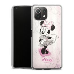 DeinDesign Xiaomi Mi 11 Lite 5G NE Handy Silikon H&uuml;lle Case transparent Handyh&uuml;lle Minnie Mouse Vintage Disney Silikon Case