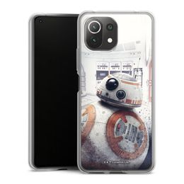 DeinDesign Xiaomi Mi 11 Lite 5G NE Handy Silikon H&uuml;lle Case transparent Handyh&uuml;lle Star Wars Robot Merchandise Silikon Case