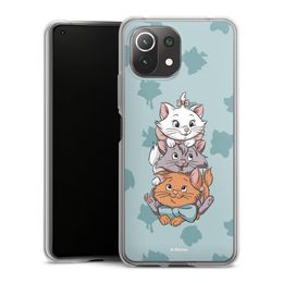 DeinDesign Xiaomi Mi 11 Lite 5G NE Handy Silikon H&uuml;lle Case transparent Handyh&uuml;lle Aristocats Cat Disney Silikon Case