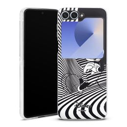 DeinDesign Galaxy Z Flip 6 Handy Hard Case Schutzh&uuml;lle transparent Smartphone Handy H&uuml;lle Disney Mickey Mouse Official Licensed Product Hard Case