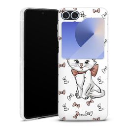 DeinDesign Galaxy Z Flip 6 Handy Hard Case Schutzh&uuml;lle transparent Smartphone Handy H&uuml;lle Cat Disney Aristocats Mary Hard Case