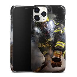 DeinDesign iPhone 11 Pro Handy Premium Case Smartphone Handyh&uuml;lle Schutzh&uuml;lle gl&auml;nzend Fire Fire Fighter Fire Fighters Premium Case