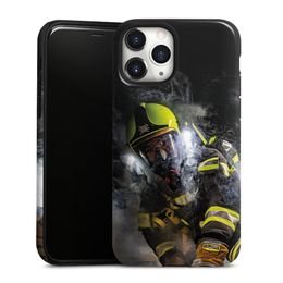 DeinDesign iPhone 11 Pro Handy Panzer Handyh&uuml;lle robuste Outdoor H&uuml;lle Schutzh&uuml;lle gl&auml;nzend Fire Fighter Fire Fighters Fire Tough Case