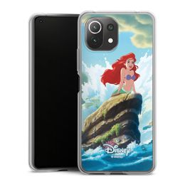 DeinDesign Xiaomi Mi 11 Lite 5G NE Handy Silikon H&uuml;lle Case transparent Handyh&uuml;lle Official Licensed Product Arielle Die Meerjungfrau Mermaid Silikon Case