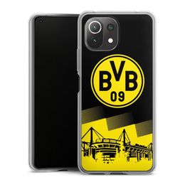 DeinDesign Xiaomi Mi 11 Lite 5G NE Handy Silikon H&uuml;lle Case transparent Handyh&uuml;lle Bvb Stadium Borussia Dortmund Silikon Case