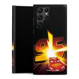 DeinDesign Galaxy S22 Ultra Handy Premium Case Smartphone Handyh&uuml;lle Schutzh&uuml;lle gl&auml;nzend Official Licensed Product Cars Lightning Mcqueen 95 Premium Case