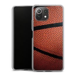 DeinDesign Xiaomi Mi 11 Lite 5G NE Handy Silikon H&uuml;lle Case transparent Handyh&uuml;lle Ball Sports Basketball Silikon Case