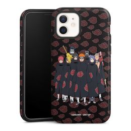 DeinDesign iPhone 12 mini Handy Panzer Handyh&uuml;lle robuste Outdoor H&uuml;lle Schutzh&uuml;lle gl&auml;nzend Akatsuki Naruto Shippuden Official Licensed Product Tough Case