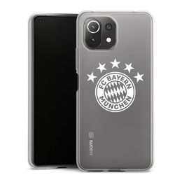 DeinDesign Xiaomi Mi 11 Lite 5G NE Handy Silikon H&uuml;lle Case transparent Handyh&uuml;lle Transparent Fcb Fc Bayern M&uuml;nchen Silikon Case