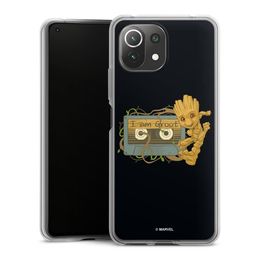 DeinDesign Xiaomi Mi 11 Lite 5G NE Handy Silikon H&uuml;lle Case transparent Handyh&uuml;lle Marvel Groot Guardians Of The Galaxy Silikon Case