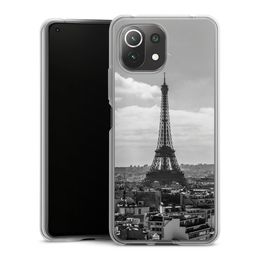 DeinDesign Xiaomi Mi 11 Lite 5G NE Handy Silikon H&uuml;lle Case transparent Handyh&uuml;lle Eiffeltour Paris France Silikon Case