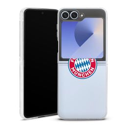 DeinDesign Galaxy Z Flip 6 Handy Hard Case Schutzh&uuml;lle transparent Smartphone Handy H&uuml;lle Star Fc Bayern M&uuml;nchen Fcb Hard Case