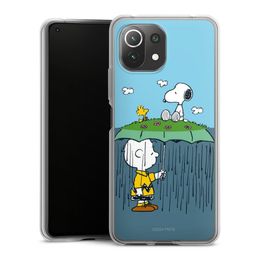 DeinDesign Xiaomi Mi 11 Lite 5G NE Handy Silikon H&uuml;lle Case transparent Handyh&uuml;lle Children Snoopy Peanuts Silikon Case