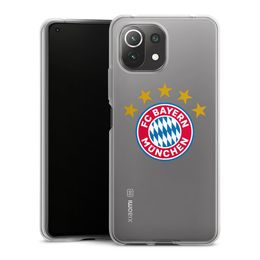 DeinDesign Xiaomi Mi 11 Lite 5G NE Handy Silikon H&uuml;lle Case transparent Handyh&uuml;lle Star Fc Bayern M&uuml;nchen Fcb Silikon Case