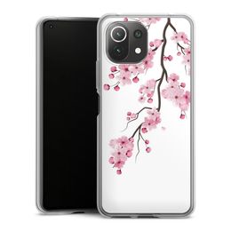 DeinDesign Xiaomi Mi 11 Lite 5G NE Handy Silikon H&uuml;lle Case transparent Handyh&uuml;lle Cherry Blossom Japan Aisa Silikon Case