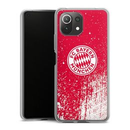 DeinDesign Xiaomi Mi 11 Lite 5G NE Handy Silikon H&uuml;lle Case transparent Handyh&uuml;lle Fcb Official Licensed Product Fc Bayern M&uuml;nchen Silikon Case