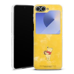 DeinDesign Galaxy Z Flip 6 Handy Hard Case Schutzh&uuml;lle transparent Smartphone Handy H&uuml;lle Winnie The Pooh Official Licensed Product Disney Hard Case