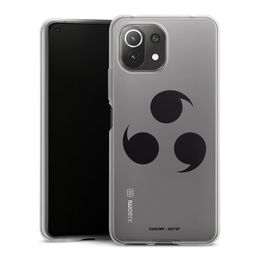 DeinDesign Xiaomi Mi 11 Lite 5G NE Handy Silikon H&uuml;lle Case transparent Handyh&uuml;lle Sharingan Naruto Shippuden Jutsu Silikon Case