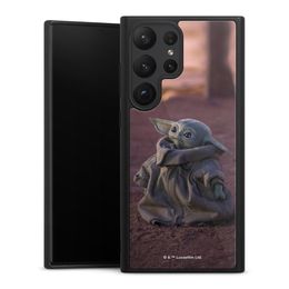 DeinDesign Galaxy S23 Ultra Handy Gallery Case Handyh&uuml;lle 9H Geh&auml;rtetes Glas R&uuml;ckseite H&uuml;lle The Child Star Wars Baby Yoda Gallery Case