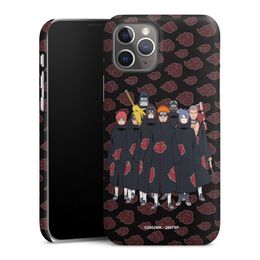 DeinDesign iPhone 12 Pro Handy Premium Case Smartphone Handyh&uuml;lle Schutzh&uuml;lle matt Akatsuki Naruto Shippuden Official Licensed Product Premium Case