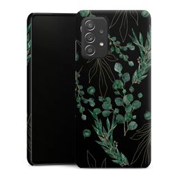 DeinDesign Galaxy A52s 5G Handy Premium Case Smartphone Handyh&uuml;lle Schutzh&uuml;lle matt Leaves Eukalyptus Nature Premium Case