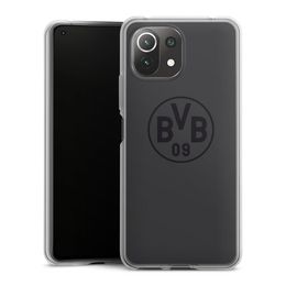DeinDesign Xiaomi Mi 11 Lite 5G NE Handy Silikon H&uuml;lle Case transparent Handyh&uuml;lle Borussia Dortmund Bvb Logo Silikon Case