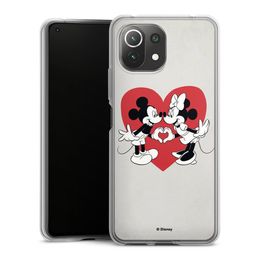 DeinDesign Xiaomi Mi 11 Lite 5G NE Handy Silikon H&uuml;lle Case transparent Handyh&uuml;lle Disney Heart Silikon Case