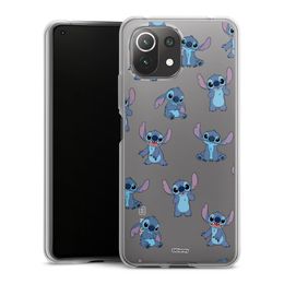 DeinDesign Xiaomi Mi 11 Lite 5G NE Handy Silikon H&uuml;lle Case transparent Handyh&uuml;lle Official Licensed Product Lilo & Stitch Disney Silikon Case