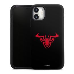 DeinDesign iPhone 11 Handy Panzer Handyh&uuml;lle robuste Outdoor H&uuml;lle Schutzh&uuml;lle matt Spiderman Logo Marvel Tough Case