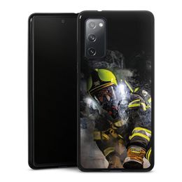 DeinDesign Galaxy S20 FE 5G Handy Silikon H&uuml;lle Case schwarz Handyh&uuml;lle Fire Fire Fighter Fire Fighters
