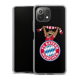 DeinDesign Xiaomi Mi 11 Lite 5G NE Handy Silikon H&uuml;lle Case transparent Handyh&uuml;lle Fc Bayern M&uuml;nchen Official Licensed Product Bernie Silikon Case