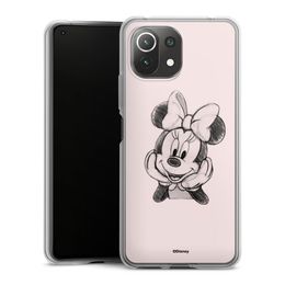 DeinDesign Xiaomi Mi 11 Lite 5G NE Handy Silikon H&uuml;lle Case transparent Handyh&uuml;lle Official Licensed Product Disney Minnie Mouse Silikon Case
