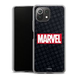 DeinDesign Xiaomi Mi 11 Lite 5G NE Handy Silikon H&uuml;lle Case transparent Handyh&uuml;lle Logo Marvel Comic Silikon Case