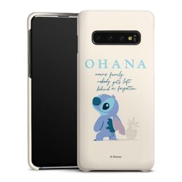 DeinDesign Galaxy S10 Handy Premium Case Smartphone Handyh&uuml;lle Schutzh&uuml;lle matt Lilo & Stitch Disney Official Licensed Product Premium Case