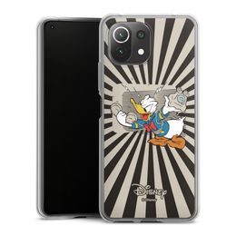 DeinDesign Xiaomi Mi 11 Lite 5G NE Handy Silikon H&uuml;lle Case transparent Handyh&uuml;lle Disney Official Licensed Product Donald Duck Silikon Case